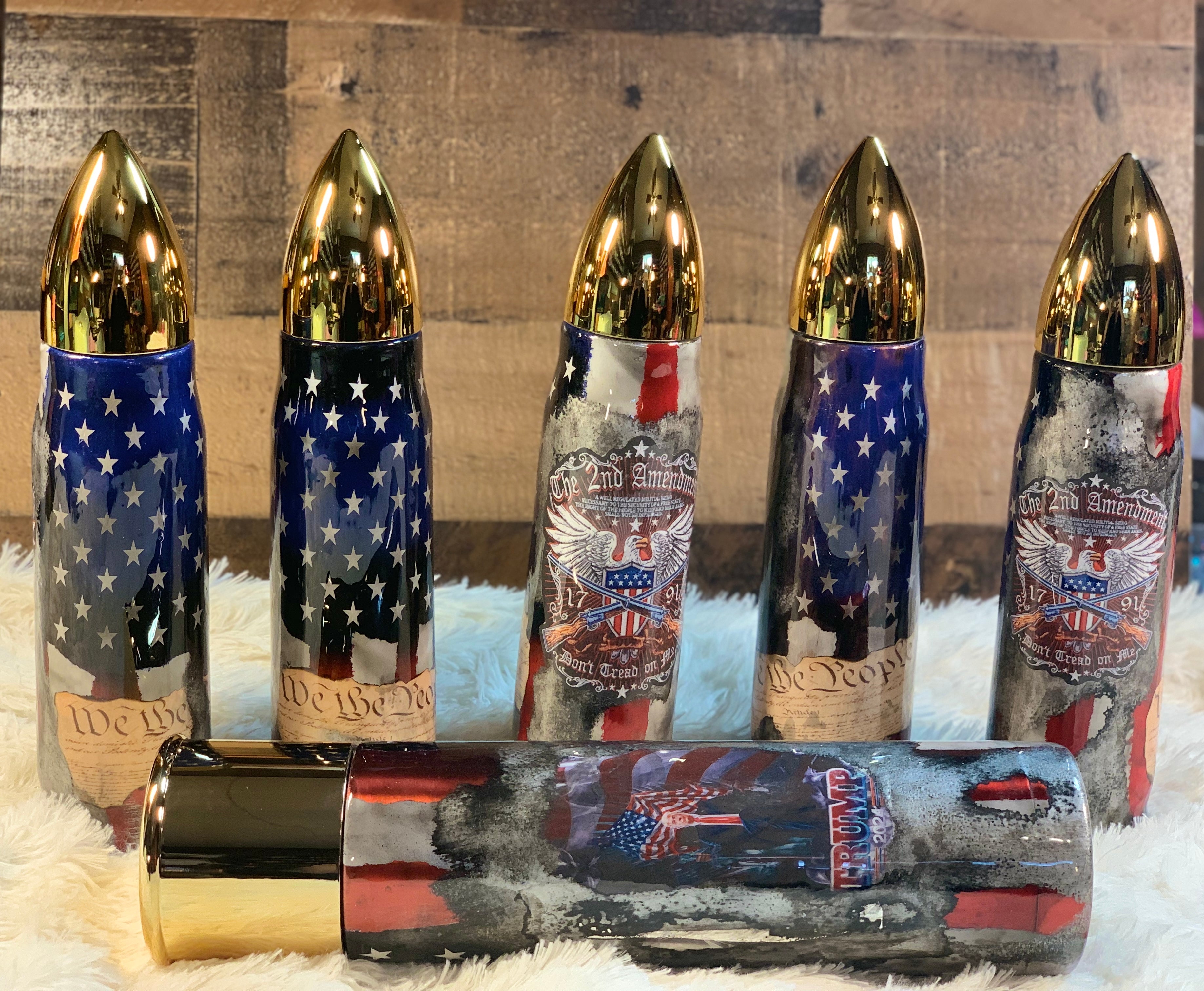 17oz & 35oz Bullet and shot gun shell tumbler/thermos – Thunder on the ...